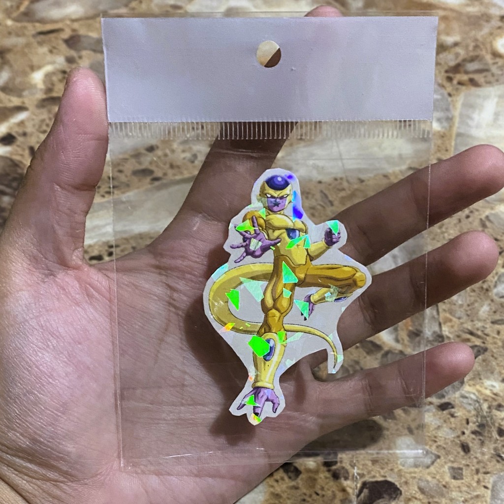 sticker dragonball golden frieza anime decals waterproof stickers decal ...