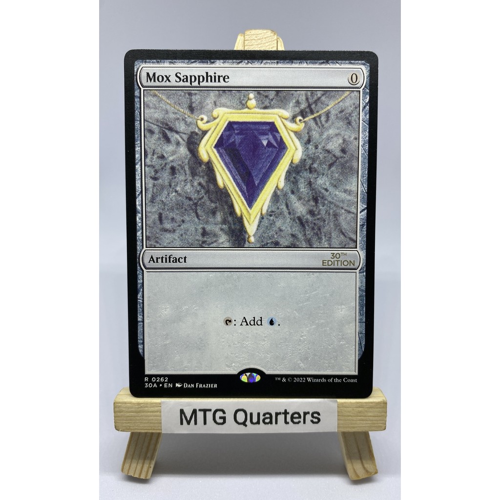 MTG Proxy Card - Mox Sapphire #262 | 30th Anniversary Edition (30A) | Shopee Philippines