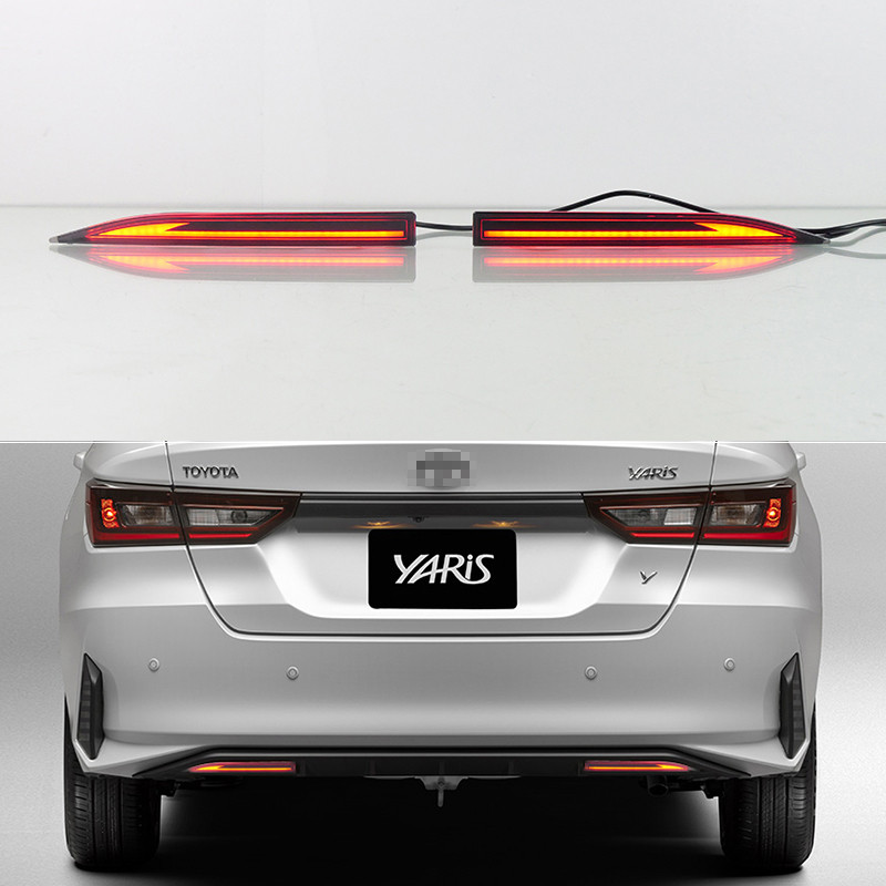 Car Accessories Rear Bumper Light For Toyota Yaris Ativ Vios 2022 2023 ...