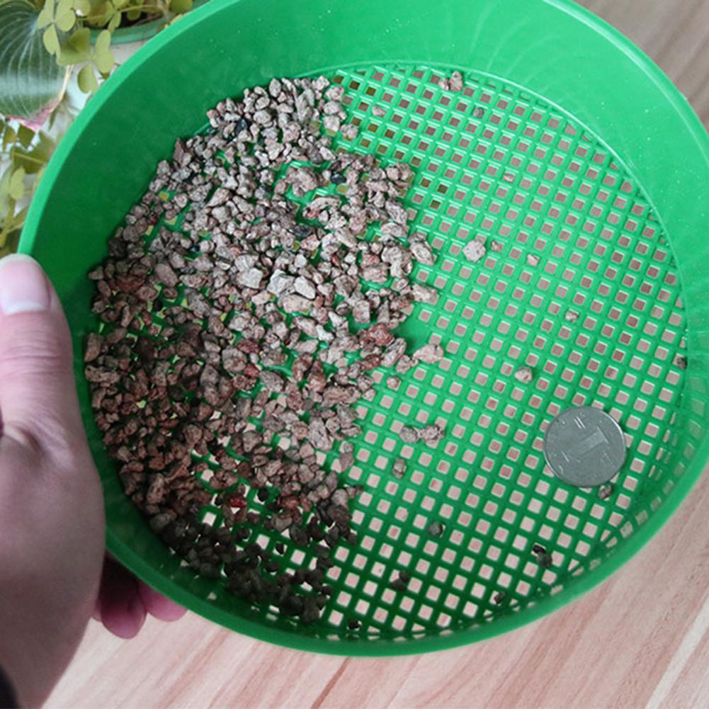 ☈Garden Soil Filter Home Garden Tool Potting Sieve Sifting Tool Garden ...