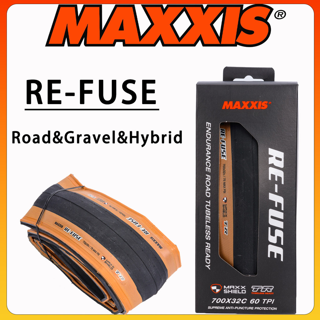 ♡MAXXIS RE-FUSE Gravel Road BIKE TIRE 650x47B 700x25C 28C 32C 40C ...