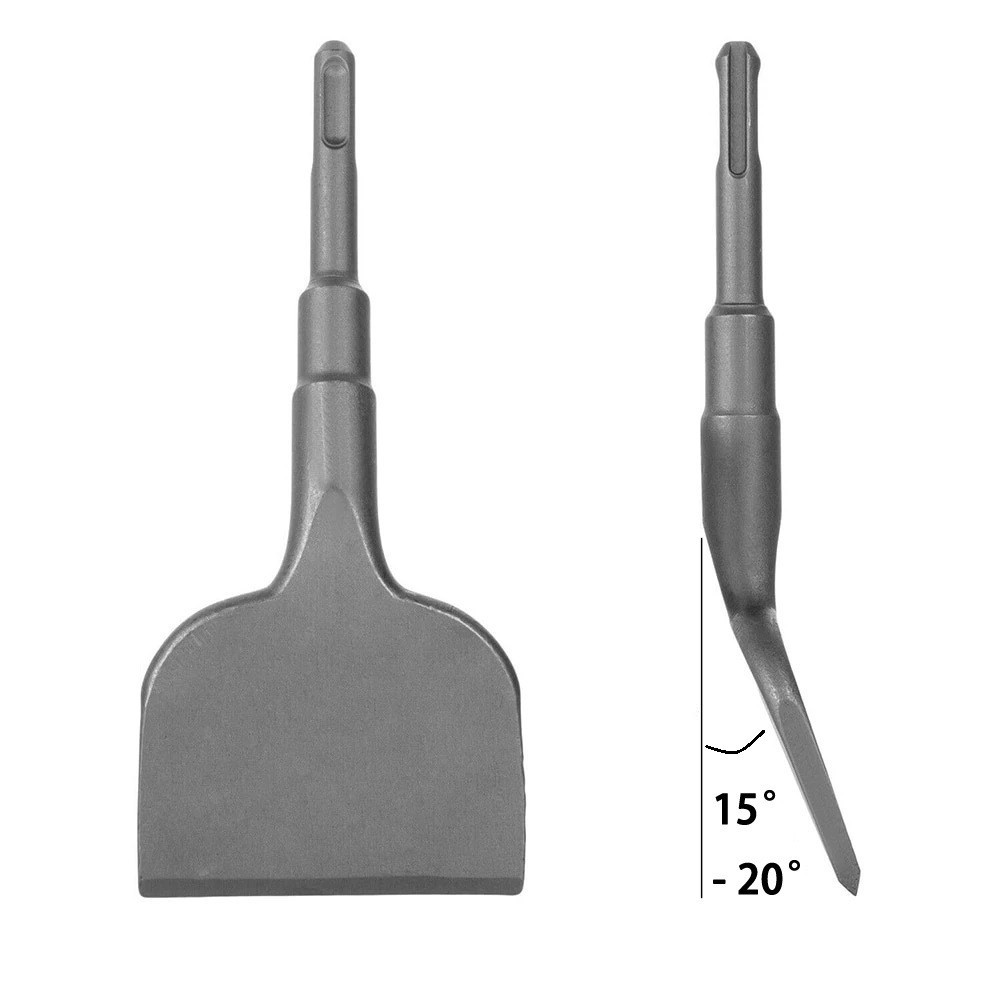 Electric Hammer Chisel 15° Angle Tile Removing Tools Floor Wall Tiles ...