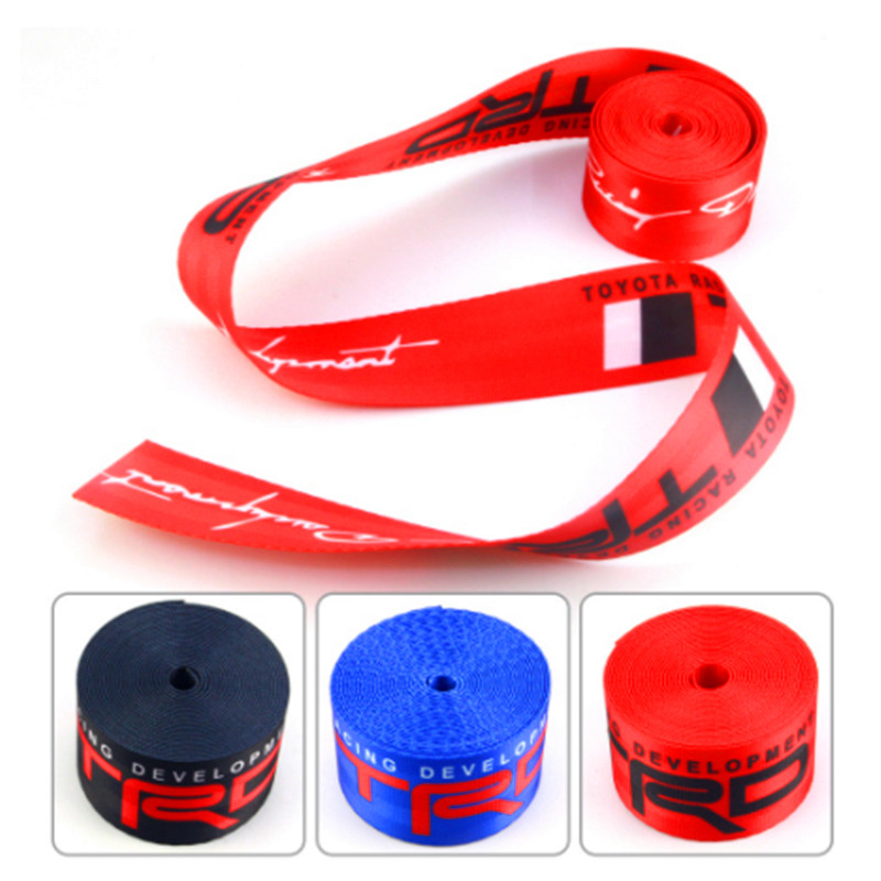 ~JDM style car 3.6m reinforced seat belt webbing fabric racing car ...