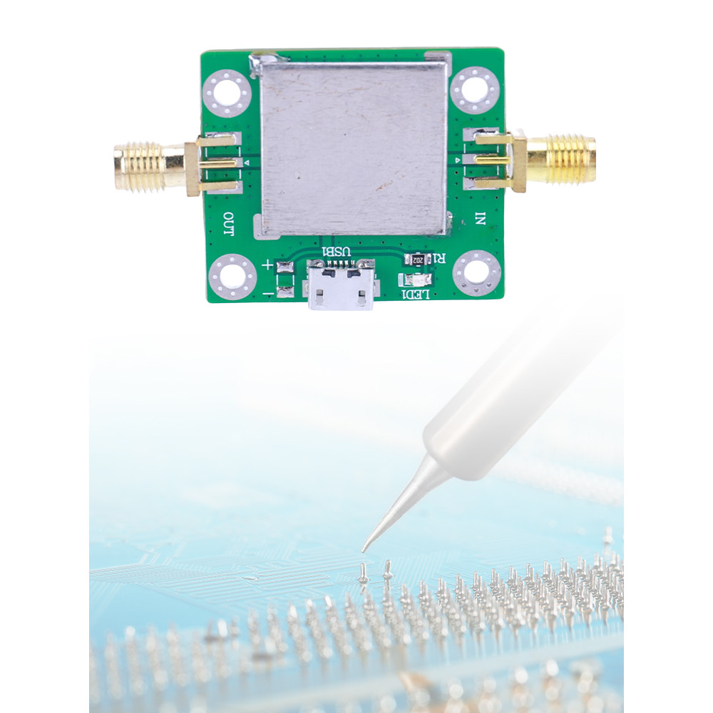 ☃50M-6GHz LNA RF Power Amplifier with USB Power Supply Port and SMA ...