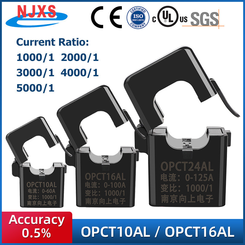 ☑micro Split Core Current Transformer Sensor Ac Open Type Ct Clamp 5a