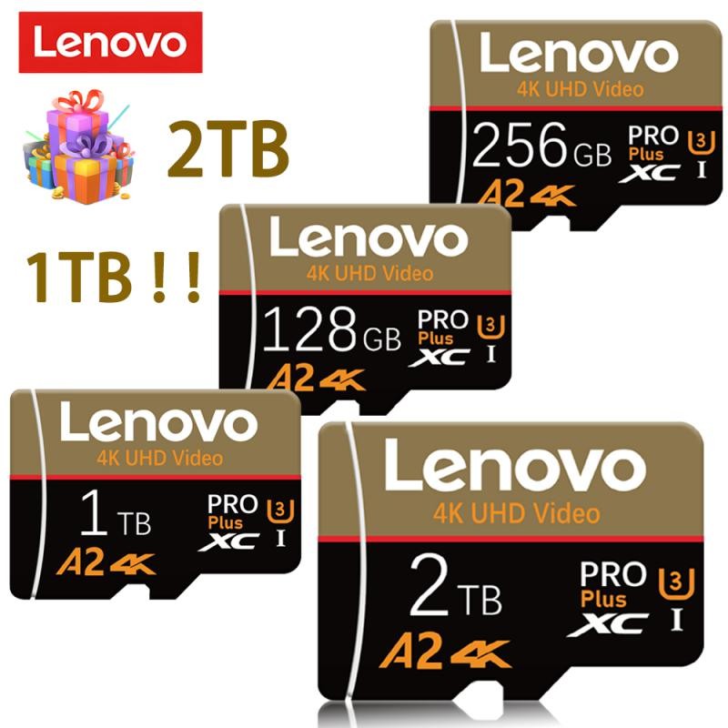 Lenovo 2TB Micro TF SD Card 1TB High Speed Memory Card 128GB Flash ...