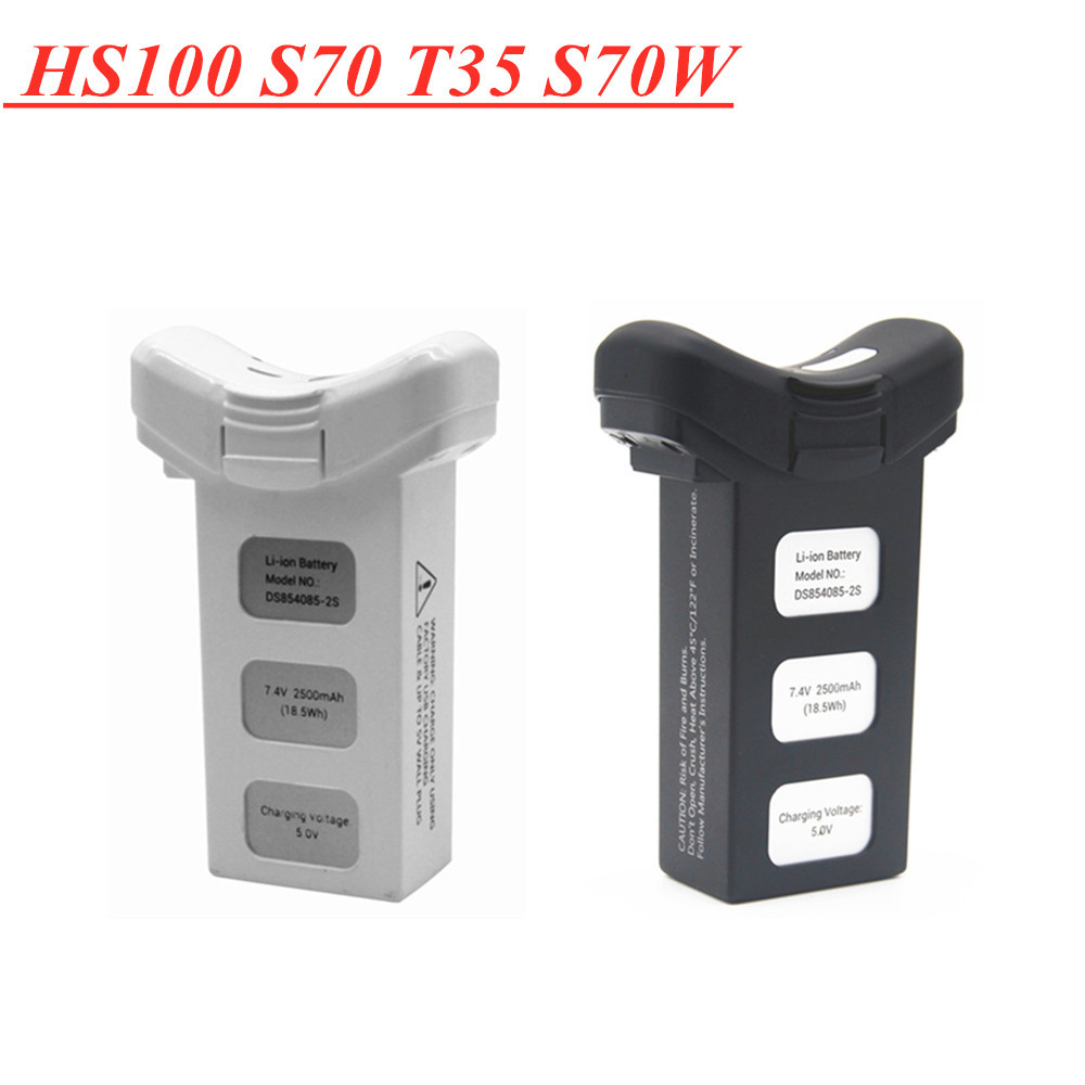 ️Original 7.4V 2500mAh lipo Battery for HS100 S70 T35 S70W 7.4v RC ...