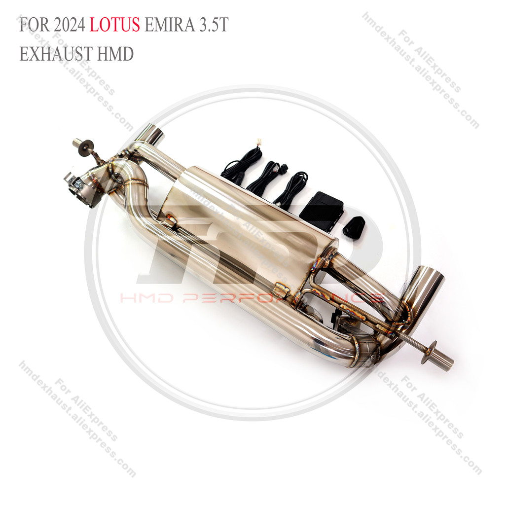 ☞HMD Exhaust System Stainless Steel Catback for Lotus Emira 3.5T 2024 ...