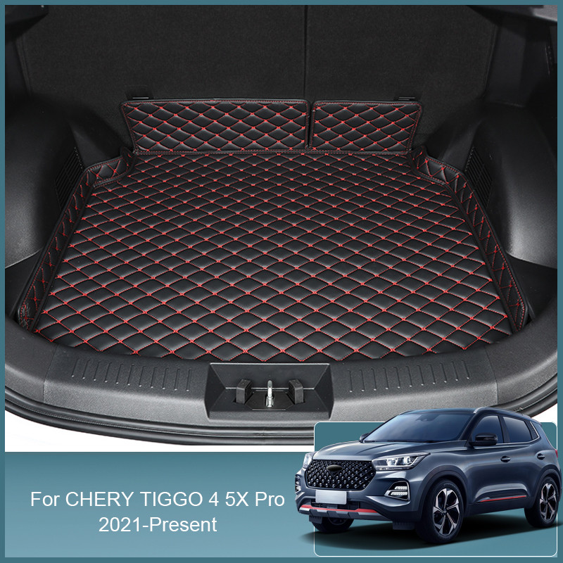 тшо1pc Leather Car Trunk Mat For Chery Tiggo 4 5x Pro 2021 2025