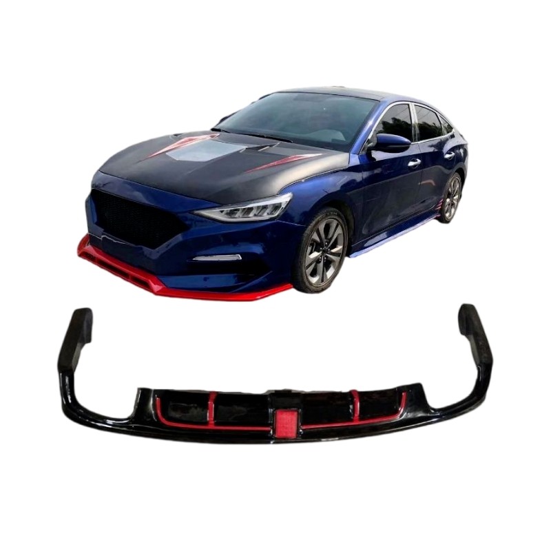 ☮Auto Body Systems Wide Body Kit ABS Car Rear Diffuser Lip Bumper Part ...