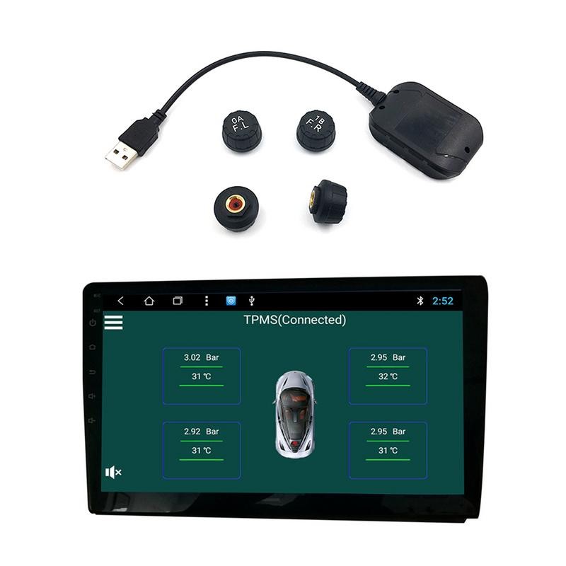 ⚡USB Tire Pressure Monitoring System TPMS2 External Sensor ForAndroid ...