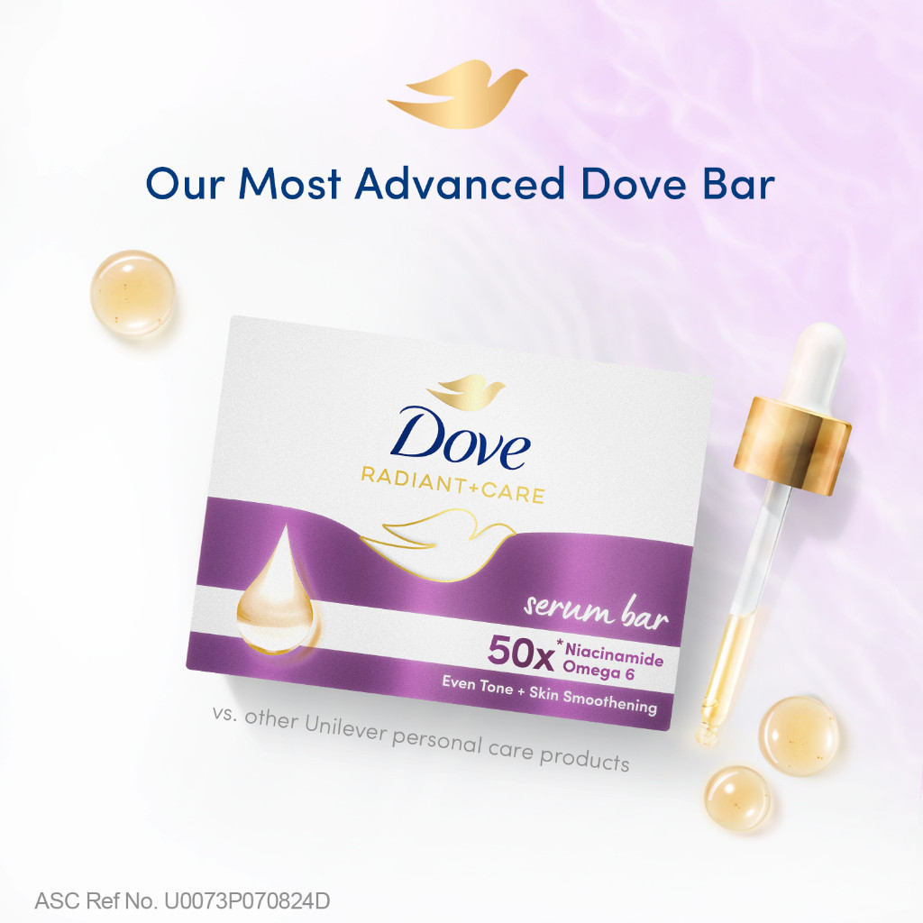 Dove Radiant + Care Serum Bar 50x Niacinamide and Omega 6 90g | Shopee Philippines