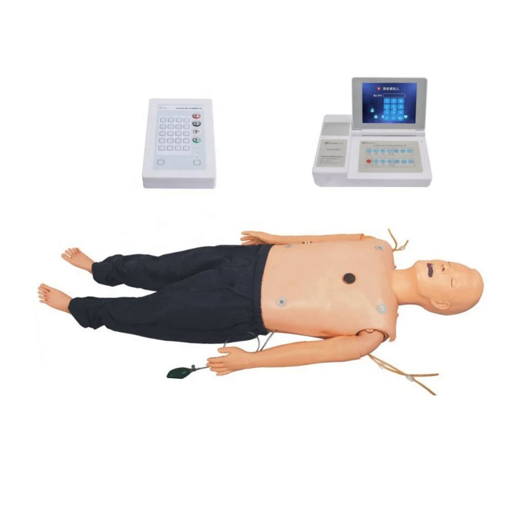 ACLS Training Manikin CPR,AED and Intubation First Aid Dummy | Shopee ...