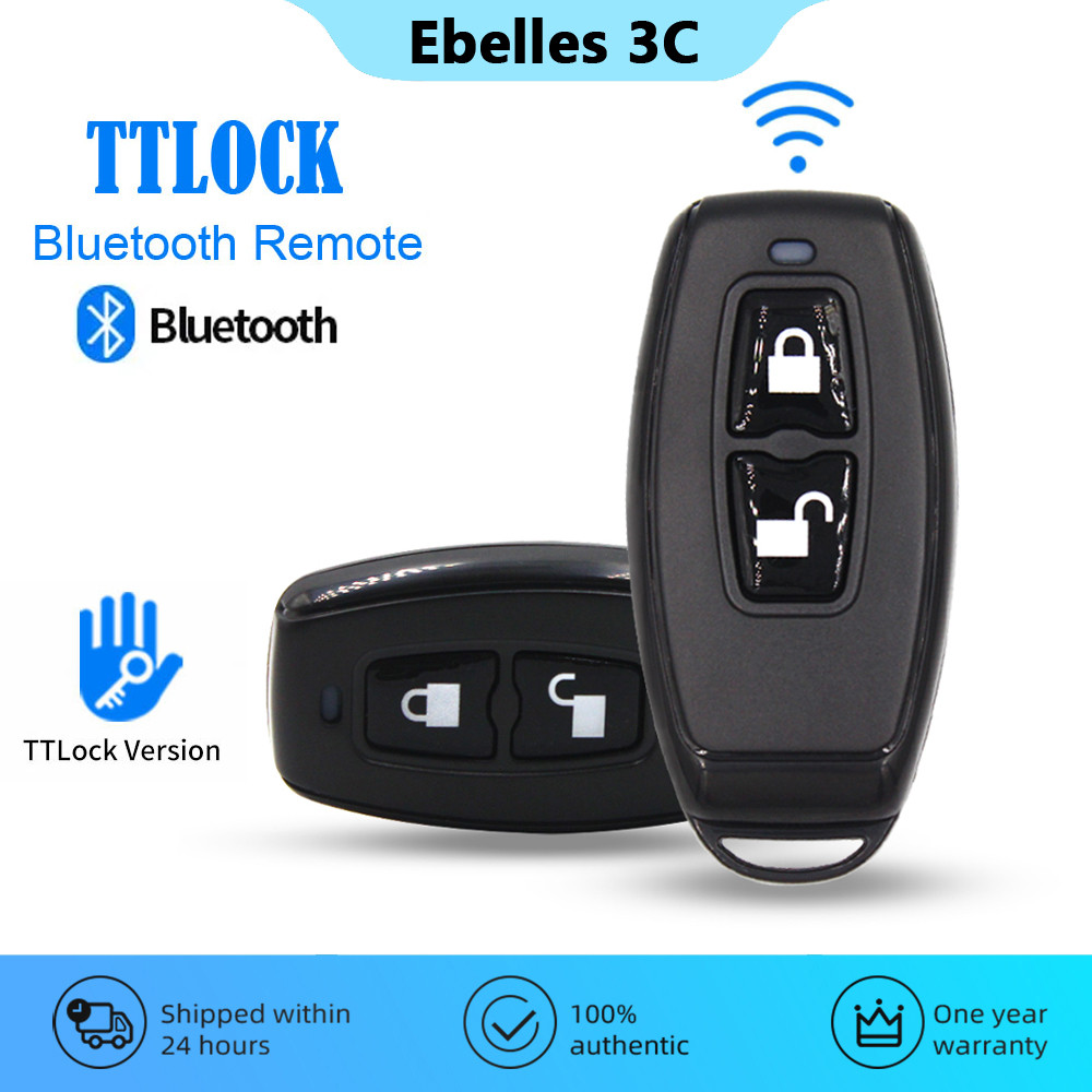 ☮TTlock Key Fob R1 2.4GHz Wireless Remote Control for Smart Lock Door ...