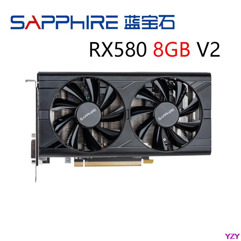 ﹉SAPPHIRE RX580 8GB V2 Graphics Cards 256Bit GDDR5 Video Card for AMD ...