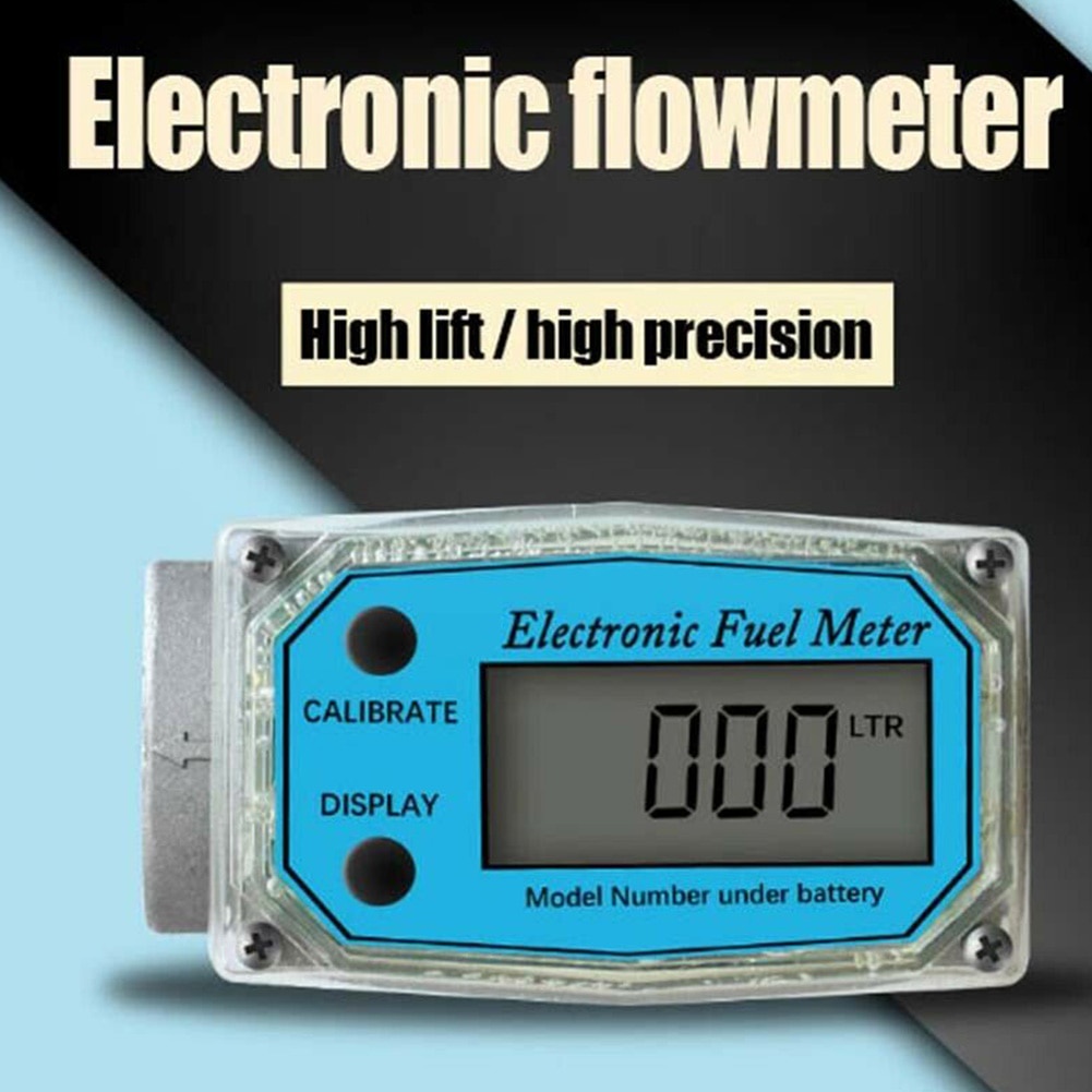 K24 Electronic Flow Meter Adjustable Portable High Accuracy Tools Fuel ...