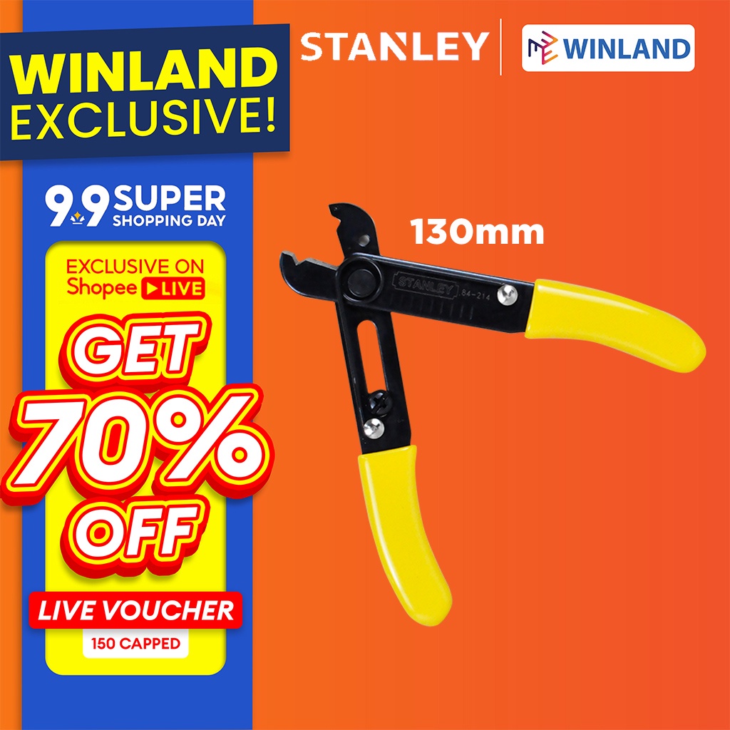 STANLEY by Winland Wire Stripper Cutter 130mm 84-214 | Shopee Philippines