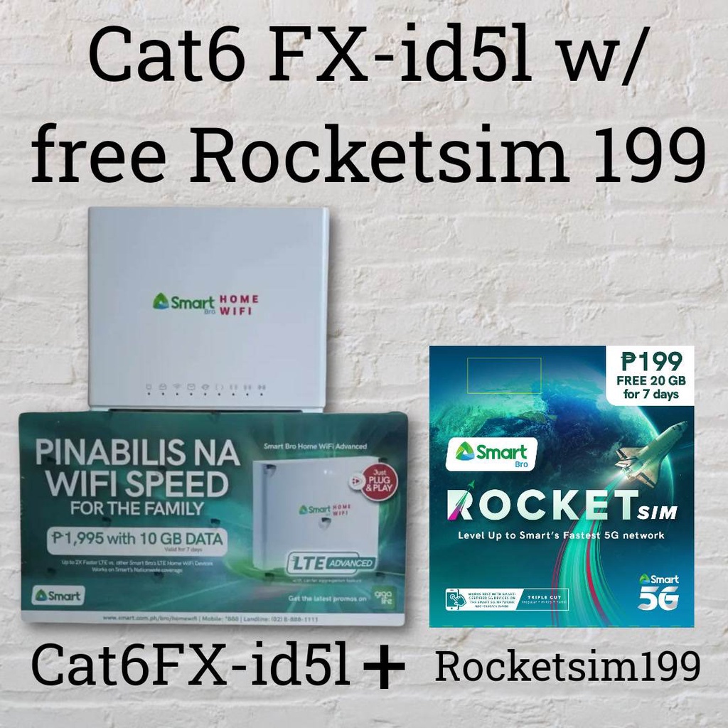 ♠PLDT PREPAID HOME WIFI FX-ID5 & FX-ID4 (CAT6 EVOLUZN) | Shopee Philippines
