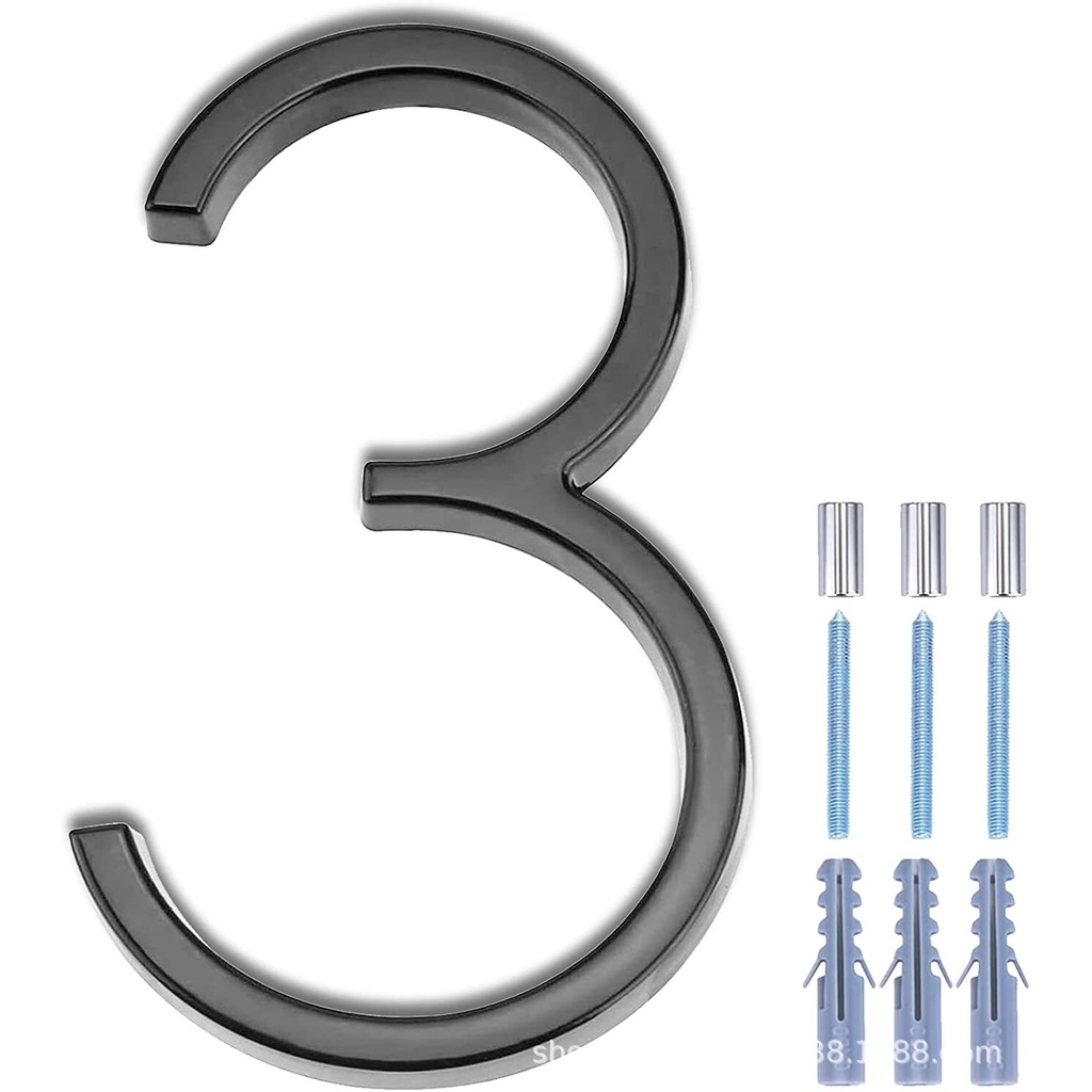 house number letter large modern house number family outdoor black ...