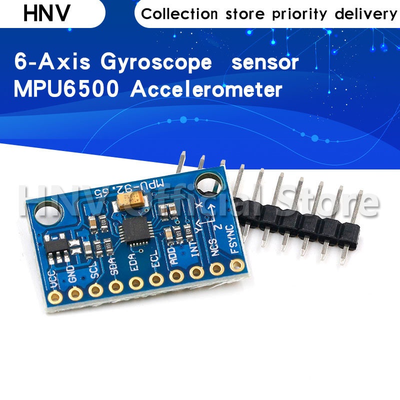 Iic I2c Spi Mpu6500 Mpu 6500 6 Axis Gyroscope Accelerometer Sensor Module Replace Mpu6050 For