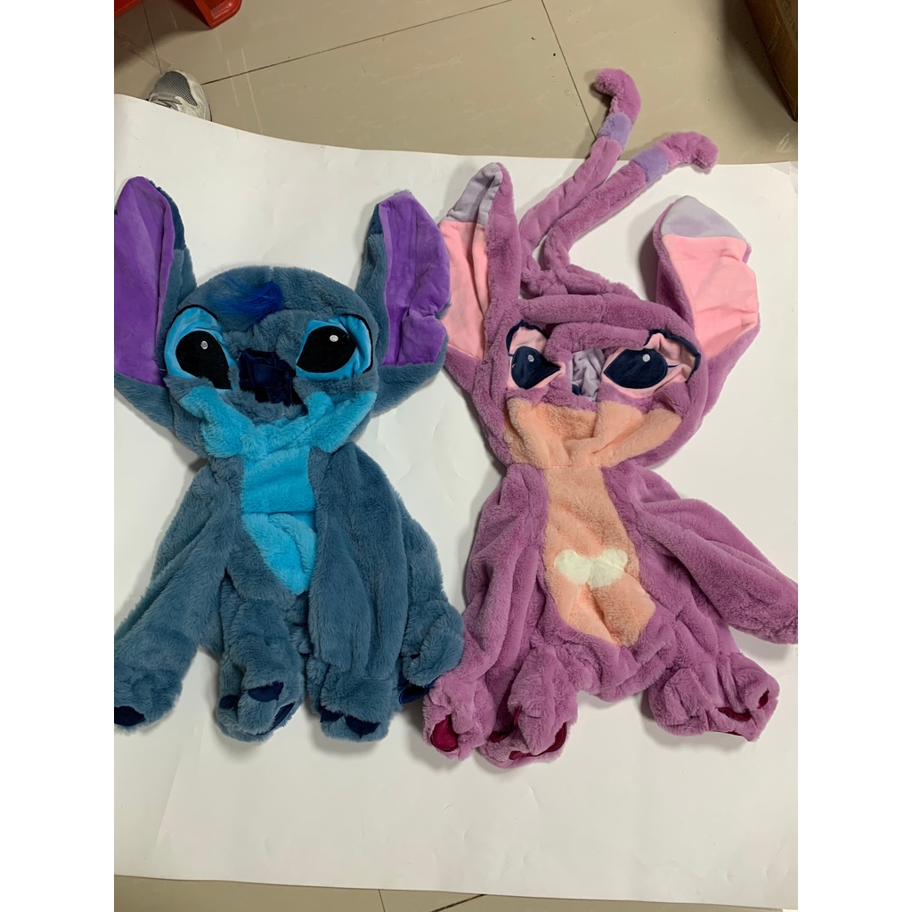 60-110cm Huge Disney's Lilo & Stitch Blue Stitch Plush Toys Purple ...