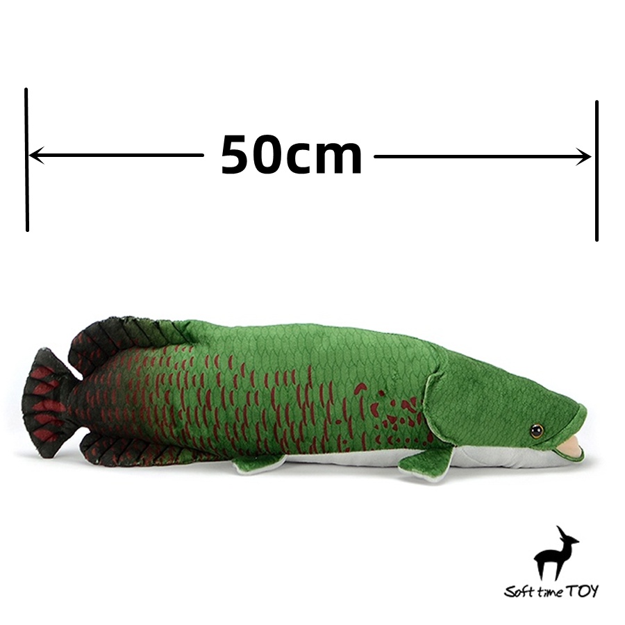 ┇Giant Arapaima Gigas High Fidelity Anime Cute Pirarucu Plushie Fish ...