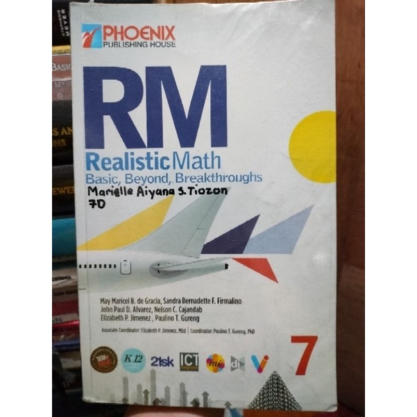RM Realistic Math: Basic, Beyond, Breakthroughs (Grade 7) by De Gracia ...