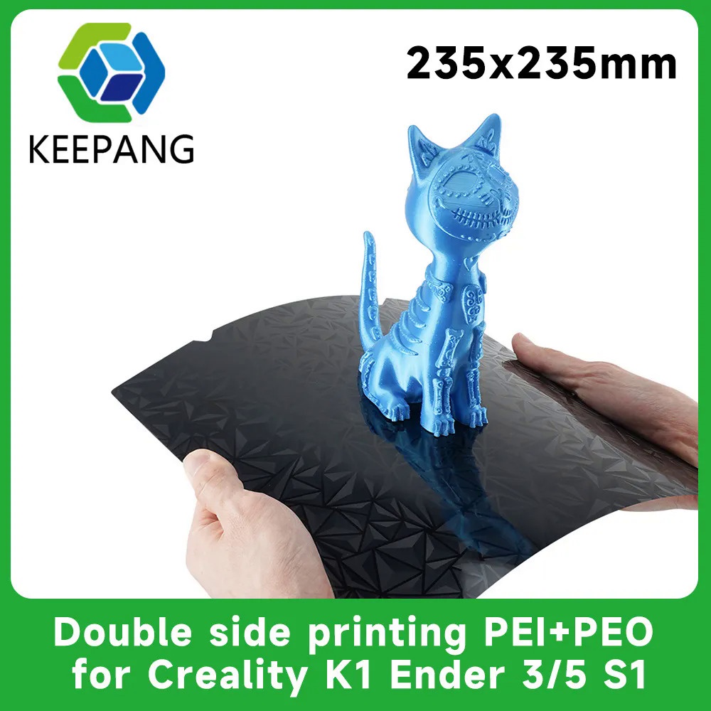 OW0U For creality k1 New PEO PEI Sheet Double Side Heat Bed 235X235mm PEI Magnetic Base Build ...