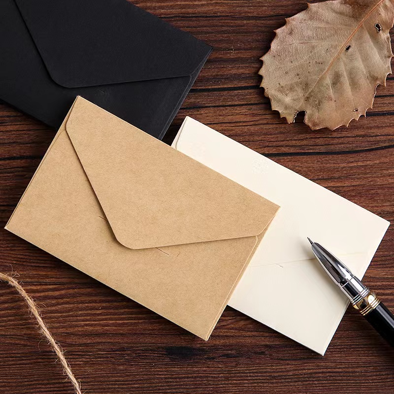 5Pcs ! ins cowhide paper mini envelope (Size:10.5×7cm) | Shopee Philippines