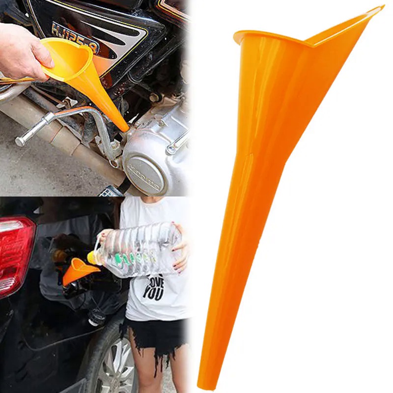 Motorcycle Car Long Mouth Funnel Portable Refueling Tool for Gas ...