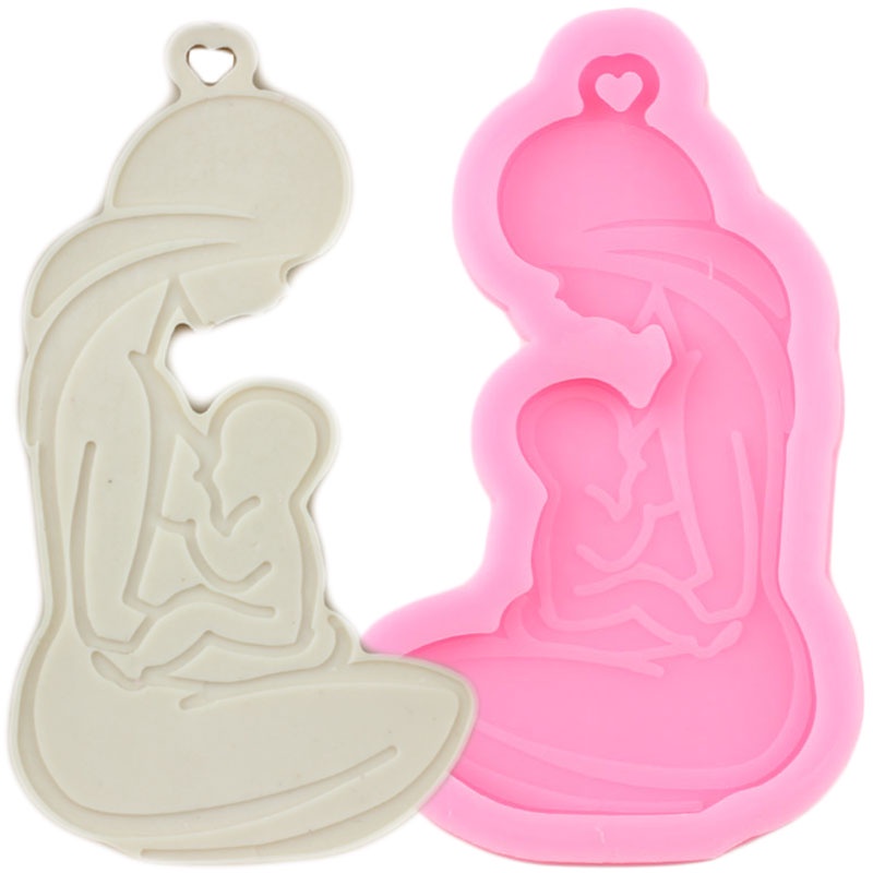 ๑Pregnant Mother Baby Silicone Mold MOM DAD Letter Foot Hand Lips Craft ...