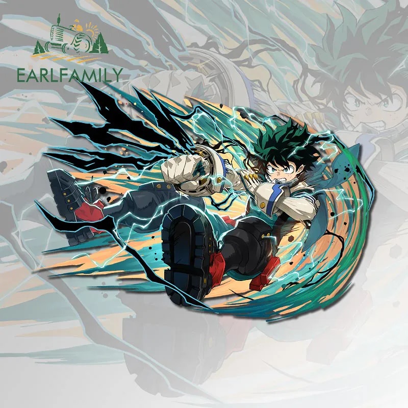 EARLFAMILY 13cm x 8.1cm for My Hero Academia Deku Midoriya Izuku Skill ...