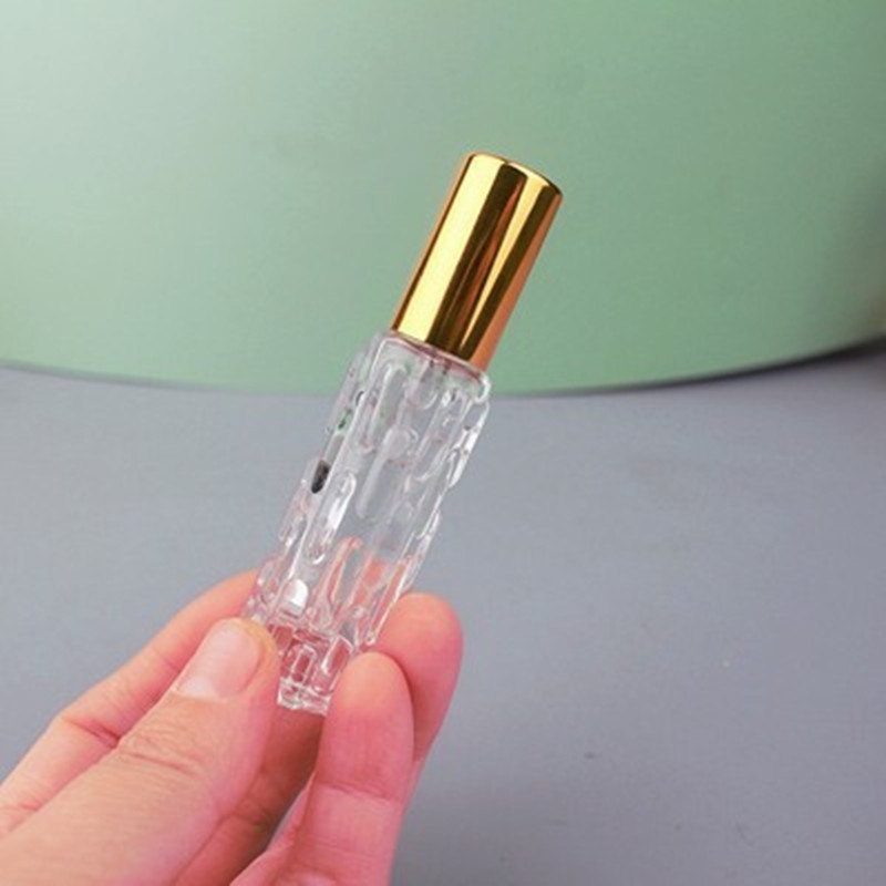 4 Colors Diamond Facet Mini Perfume Refillable Glass Bottle Travel ...