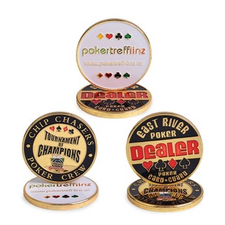 Metal Poker Card Guard Protector Porker Stars Cards Metal Souvenir ...
