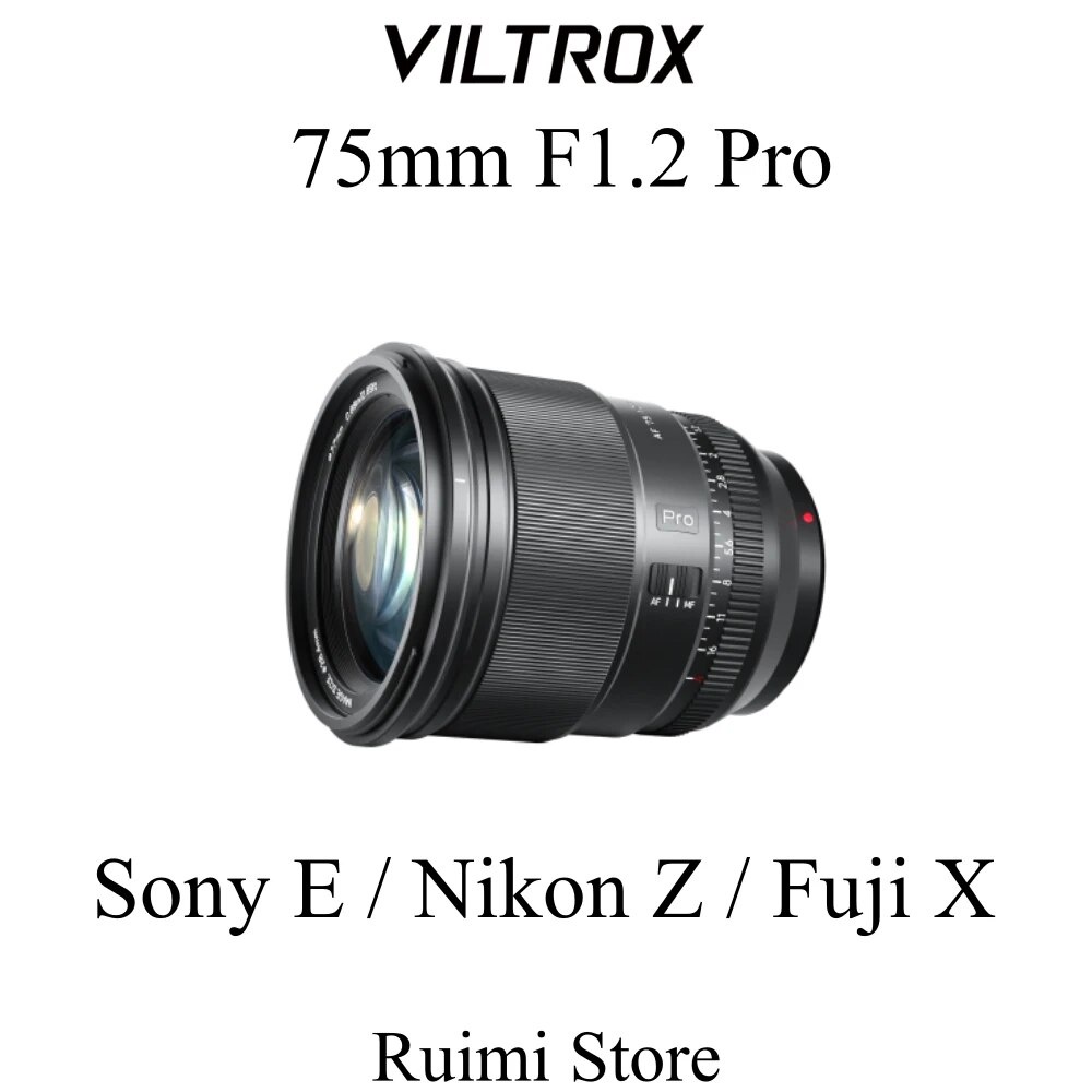 Viltrox 75mm f1.2 Pro Auto Focus Large Aperture Lens For Fujifilm X Sony E Nikon Z Mount ...