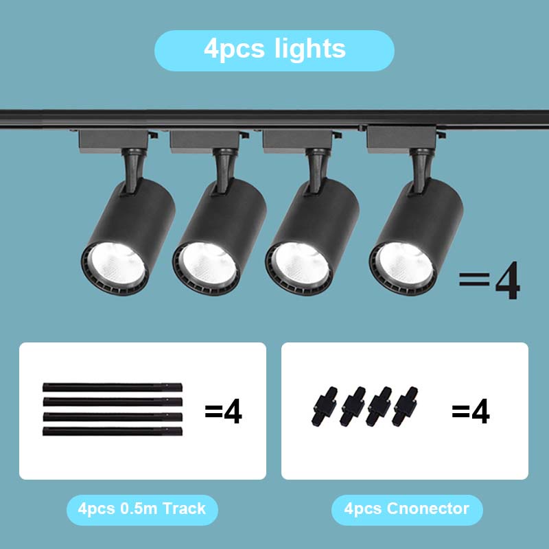 FCM Track Light Whole Set Super Bright Track Lights for Ceiling Shop ...