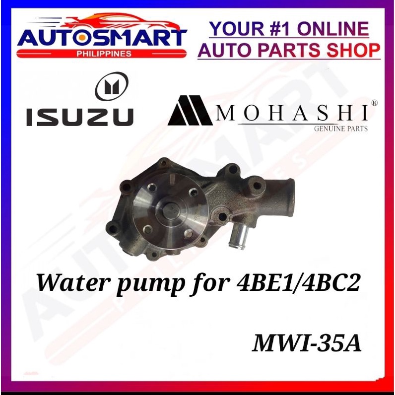 water pump assembly of ISUZU 4BE1/4BC2 (MWI-35A) | Shopee Philippines