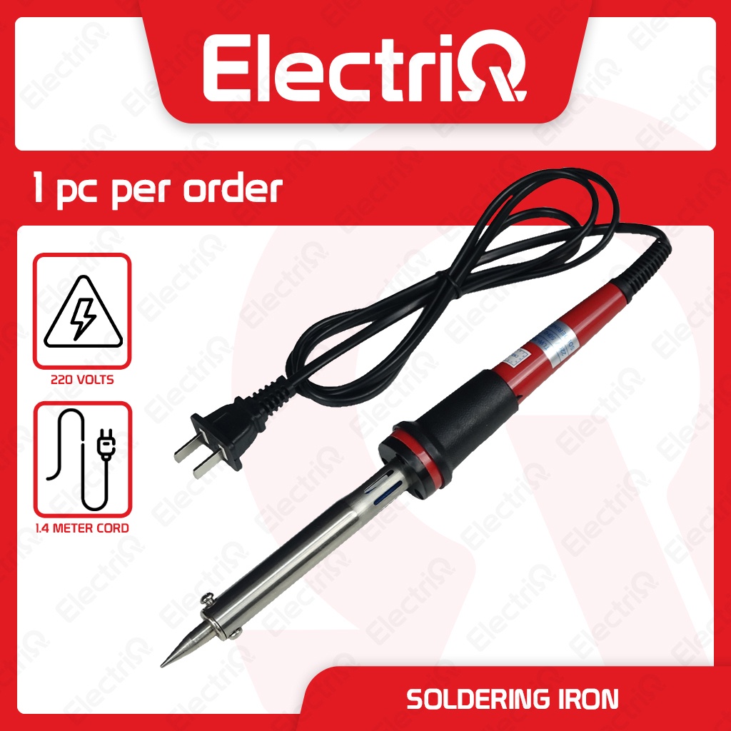 Electriq Heavy Duty Electric Soldering Iron Solder 100W SI-B100SM ...