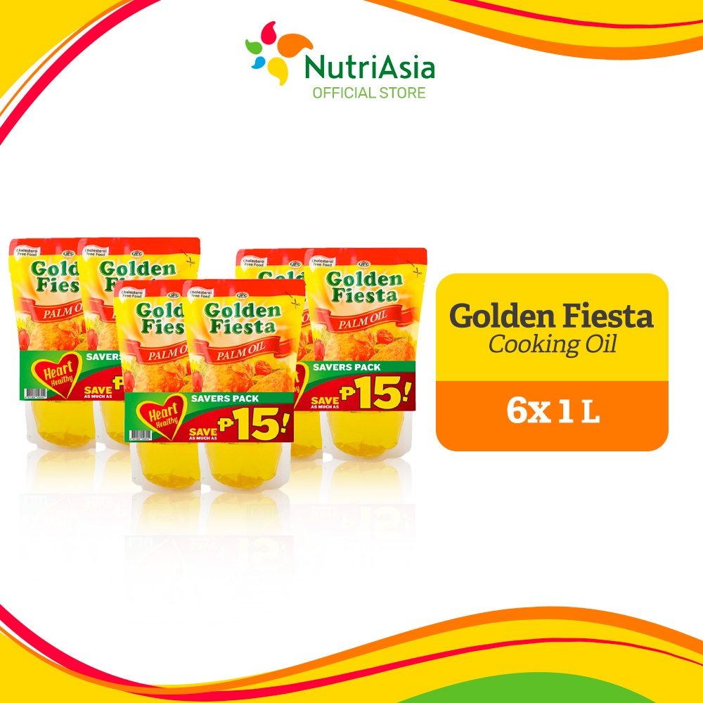 Golden Fiesta Cooking Oil Heart Healthy Savers Pack Bundle of 3 ...