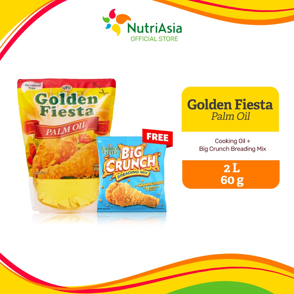 UFC Golden Fiesta Cooking Oil Sup (2L) with UFC Big Crunch (60g ...