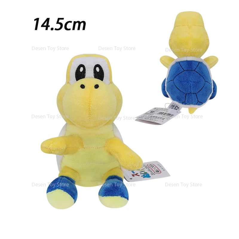 ☯2023 Mario Bros Plush Toys Blue Koopa Troopa Stuffed Toys Anime Doll Plushie Best Ts For Chi
