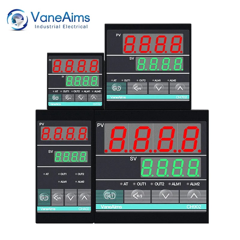 ♚digital Pid Temperature Controller Ch402 Ch102 Ch702 Ch902 Relayssr Dual Output Thermostat The 