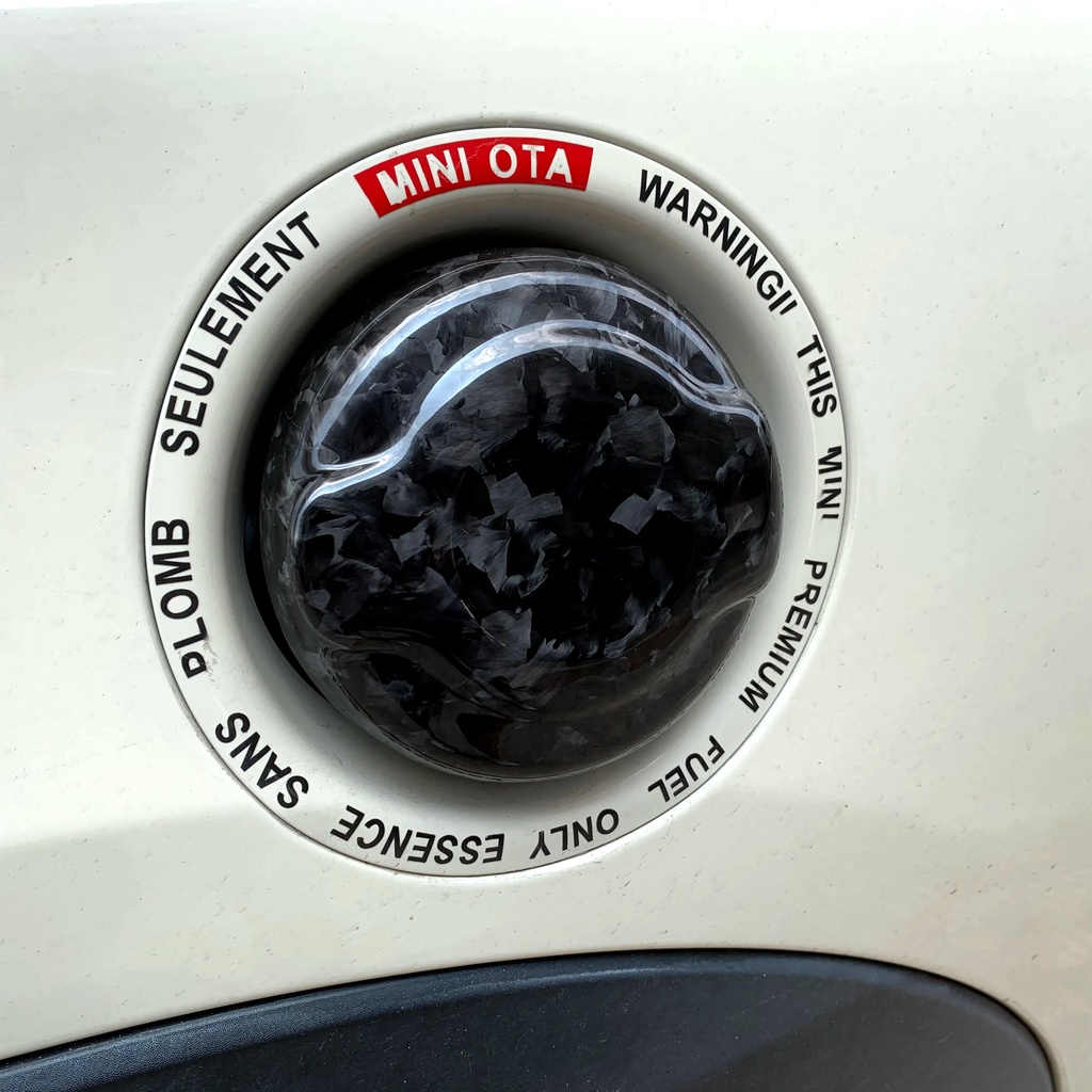 ♥Brand New Forged Carbon Fiber Material Fuel Tank Cover Cap For mini ...