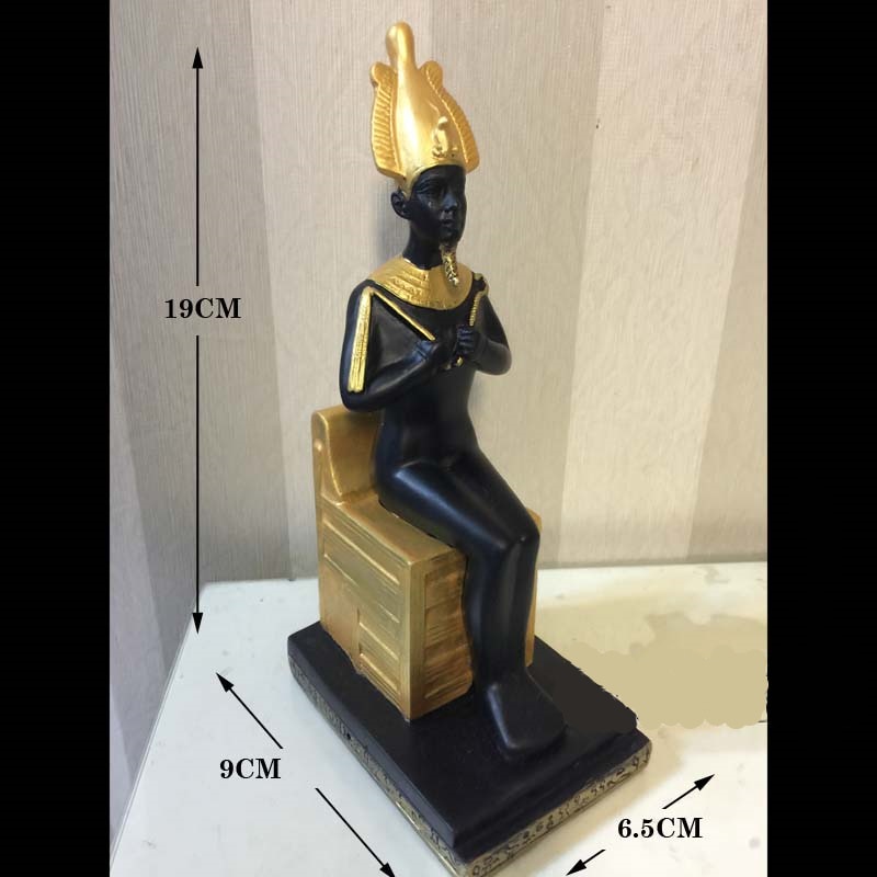 Sitting Osiris Collectible Figurine,Classical Egyptian Gods Goddesses ...