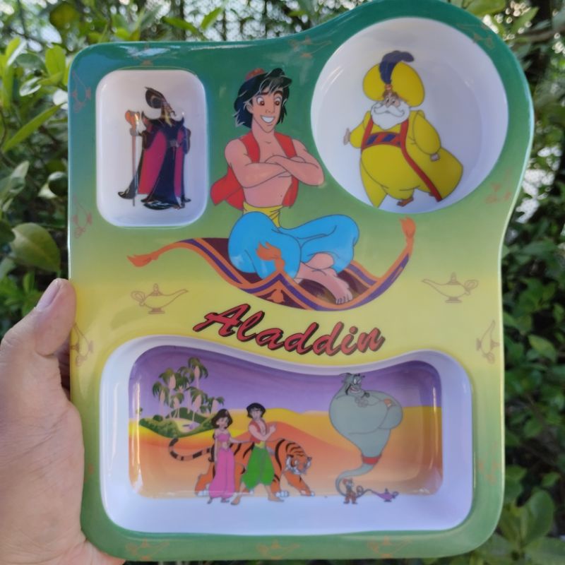 DISNEY Aladdin Kids Plate | Shopee Philippines