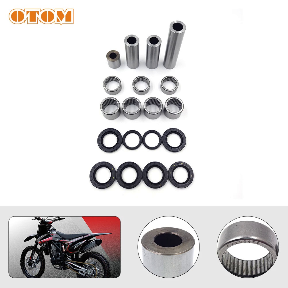OTOM Motorcycle Linkage ARM Repair Parts Triangle Lever Bearing Oil ...
