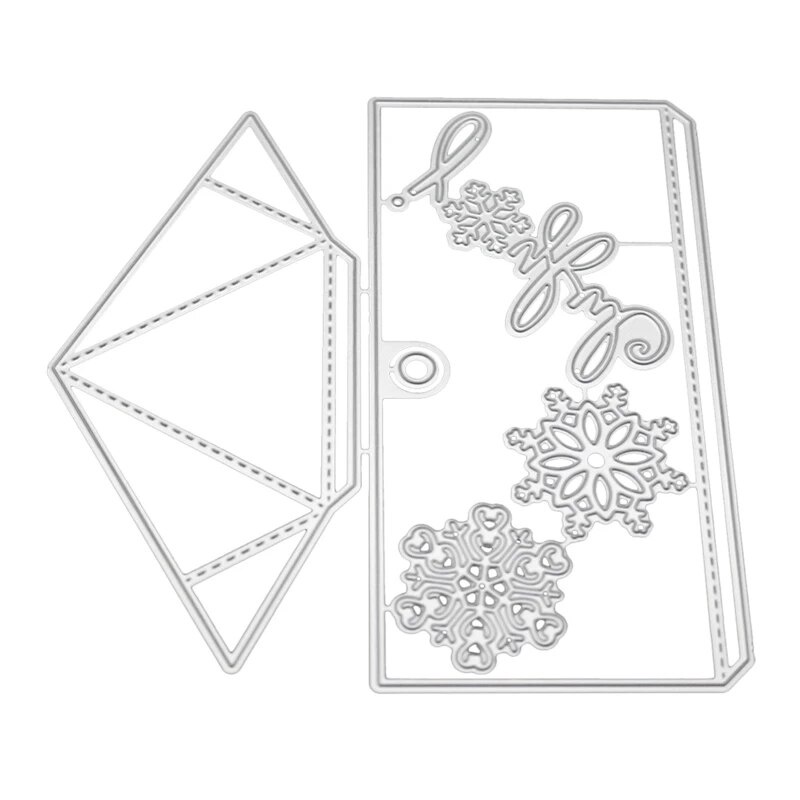 Snowflakes Metal Cutting Dies Stencil DIY Scrapbooking Album Paper Card ...