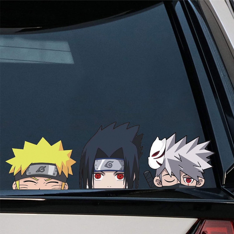 Naruto Peek Sticker Diffuse Sticker Paper Sasuke Car Sticker Waterproof ...