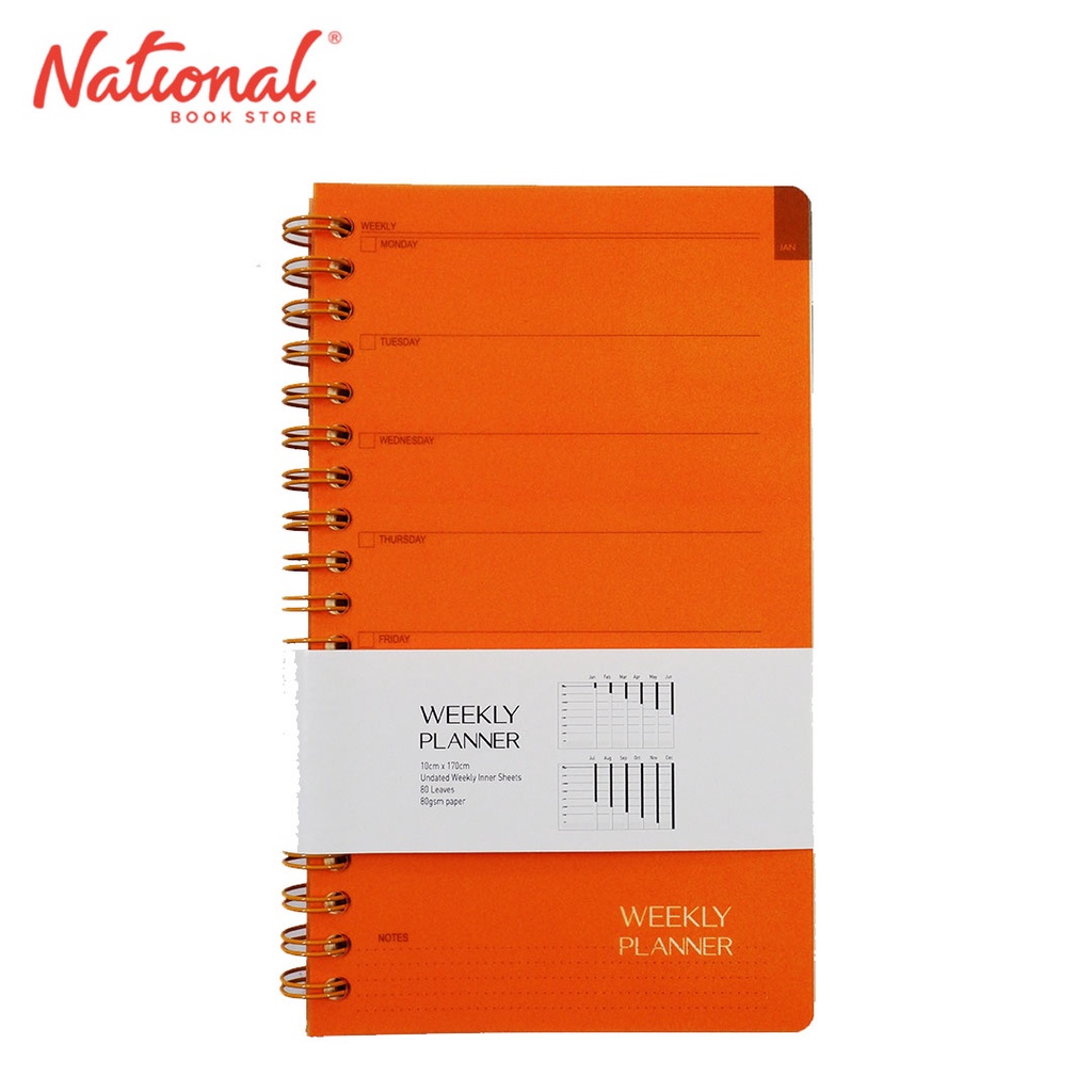 Premiere Undated Planner 10x170cm 80 Leaves 80gsm Soft Coral ...