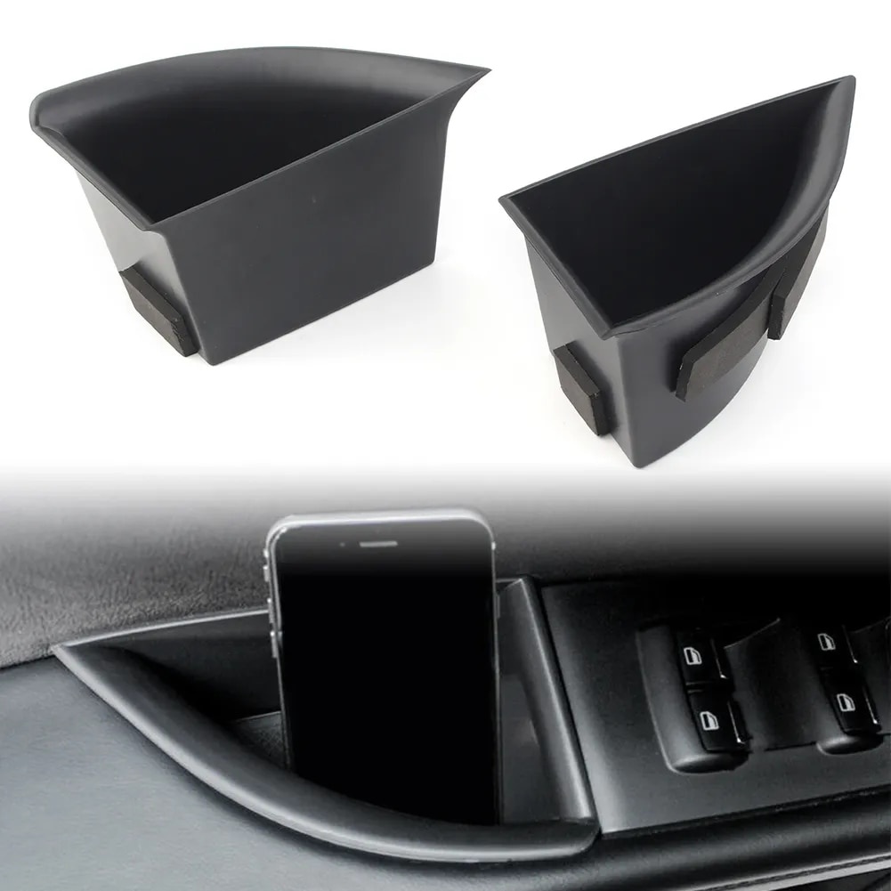 ⊰2PCS Car Front Door Handle Armrest Storage Box Organizer Container ...